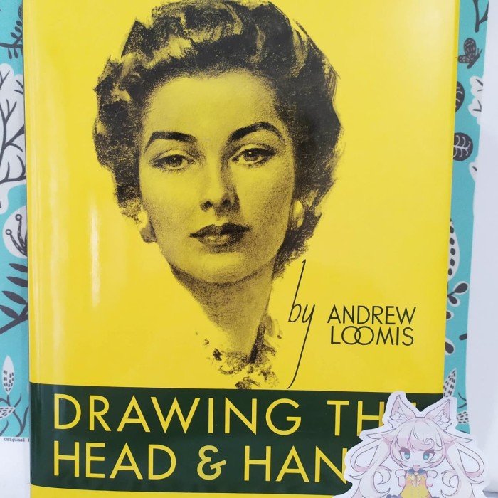 Drawing The Head & Hands – Andrew Loomis Tutorial Book – TOA Graphic Books