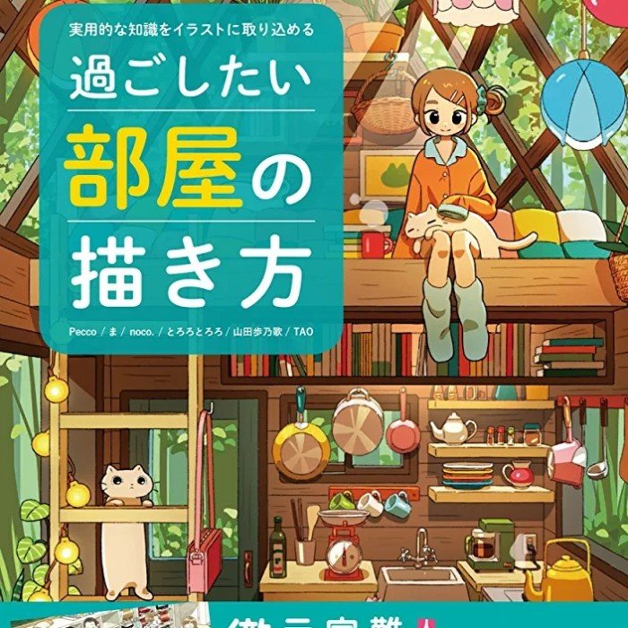 How to Draw Room You Want to Spend – Tutorial Book – TOA Graphic Books