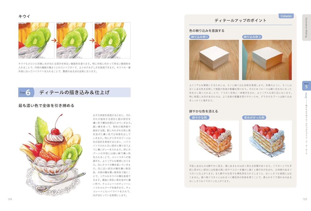 Drawing Delicious Food ! Tutorial Book – TOA Graphic Books