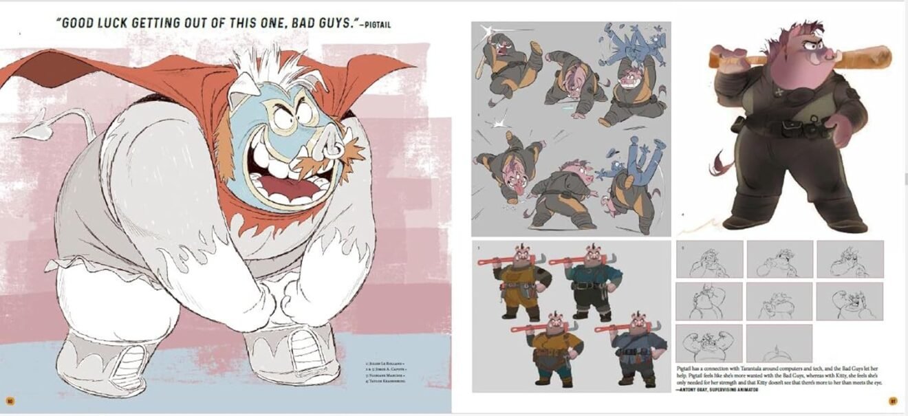 Art of Bad Guys 2 Artbook – DreamWorks – TOA Graphic Books